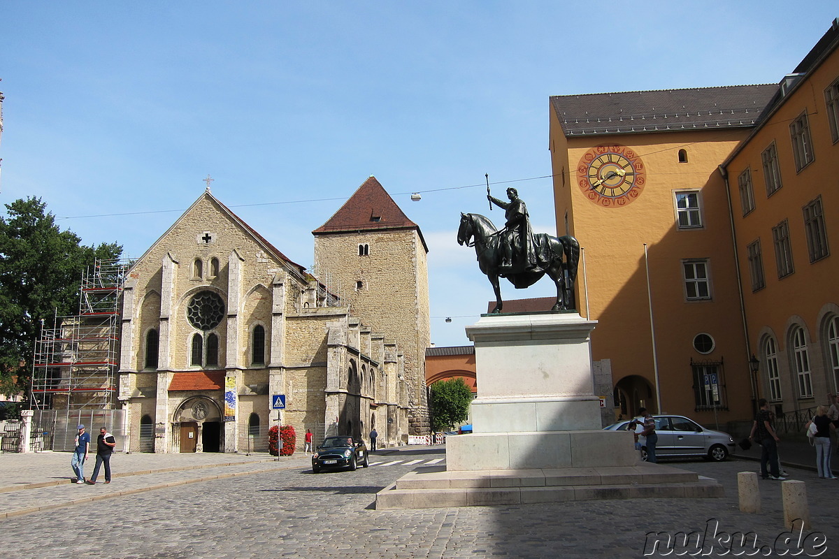 Eindrücke aus der Regensburger Altstadt - Regensburg, Bayern ...