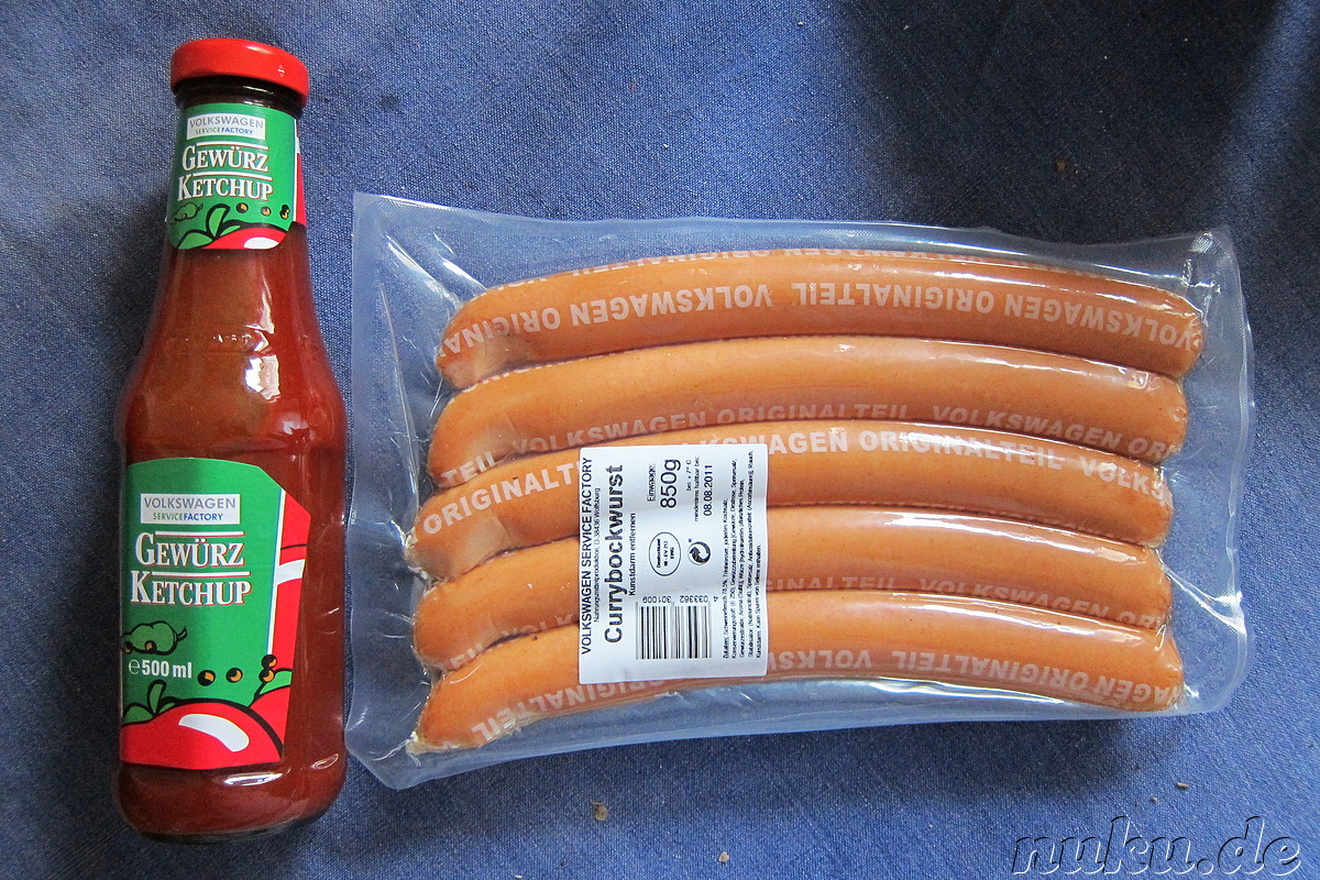Die Volkswagen Currywurst - ein Originalteil aus Wolfsburg ...