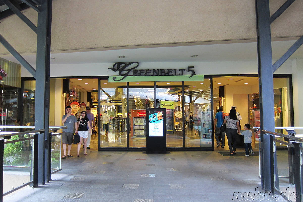 Glorietta & Greenbelt Malls in Makati - Manila, Philippinen ...