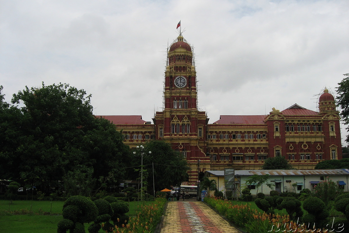 Yangon High Court Building - Yangon, Myanmar, Südostasien - Indonesien ...
