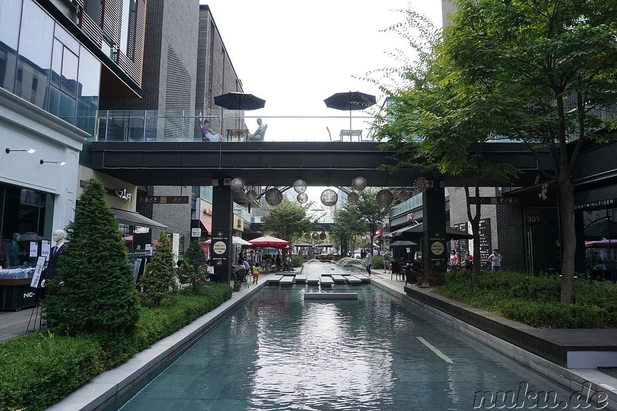 NC Cube Canal Walk in Songo - Incheon, Korea, Ostasien