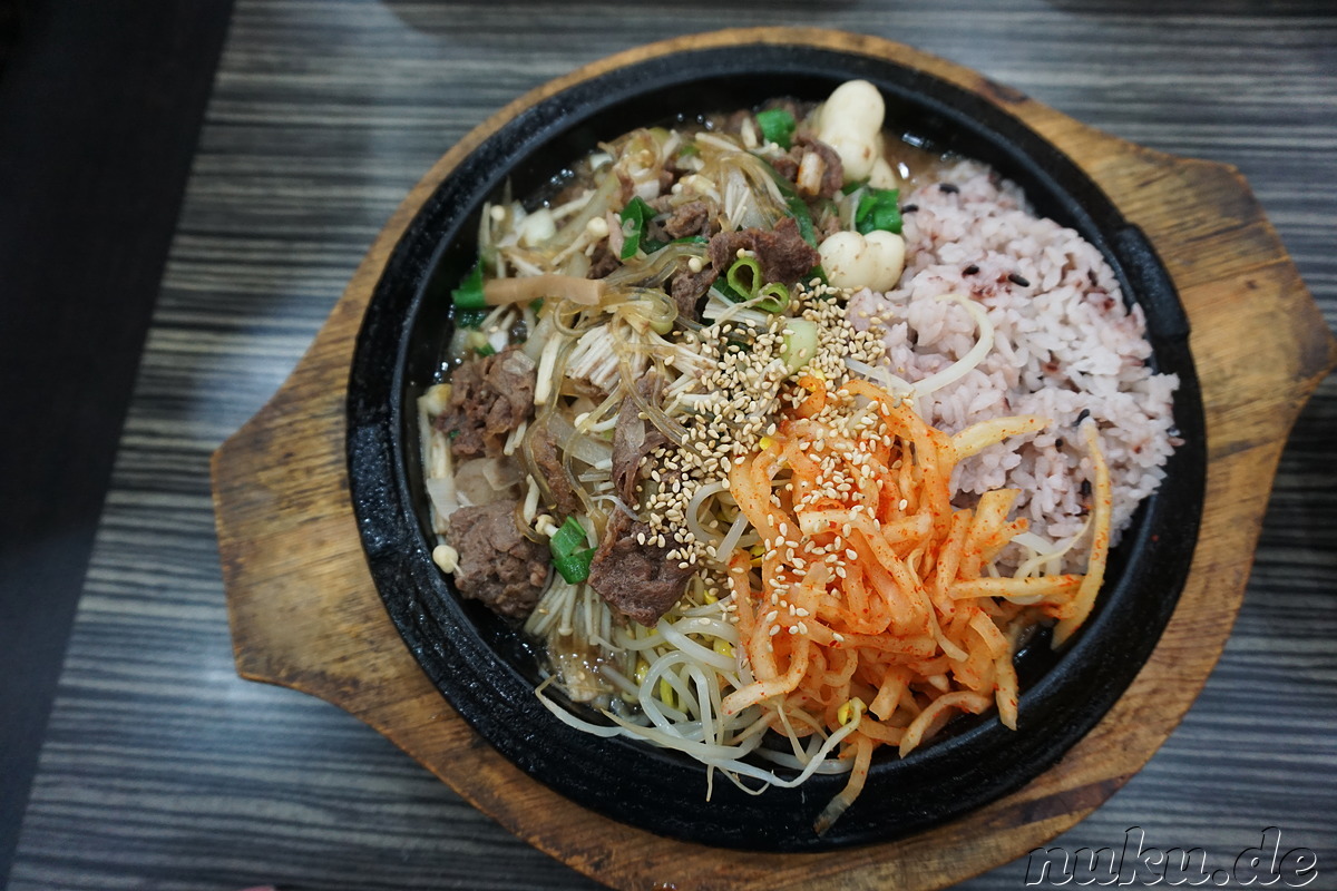 Sogogi Cheolpan Bokkeum - Rindfleisch-Pfanne - Koreanische Küche, Korea ...