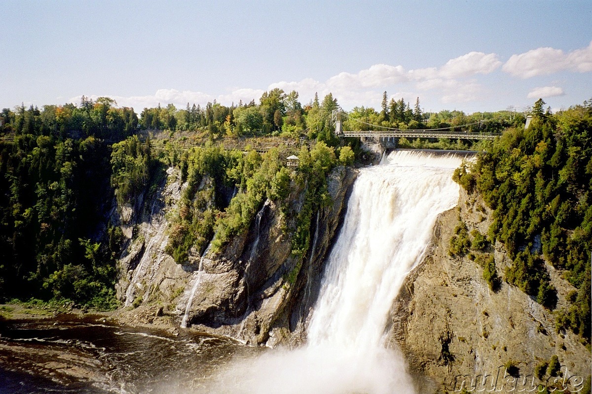 Montmorency Falls Park in Quebec, Kanada - Reiseberichte, Fotos, Bilder ...